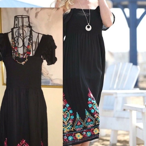 ANANDA'S COLLECTION | Dresses | Anandas Black Offon Shoulder ...